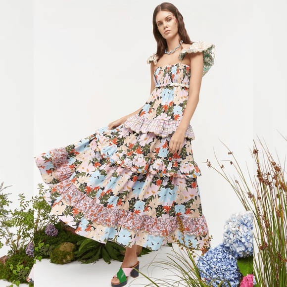 CeliaB | Dresses | Nwt Celiab Tiered Ruffle Maxi Dress | Poshmark
